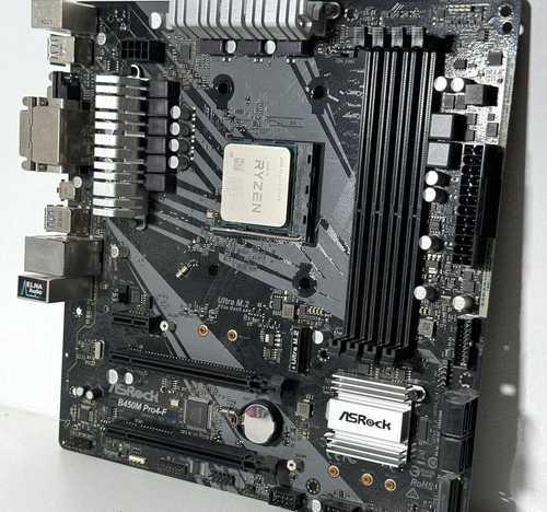 Материнская плата ASRock B450M Pro4-F