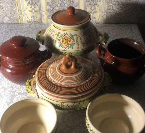 Глиняная посуда для запекания времен СССР