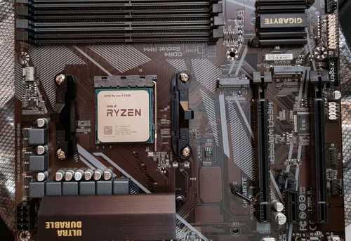 Комплект AMD Ryzen 5 5500, gigabyte B550M DS3H