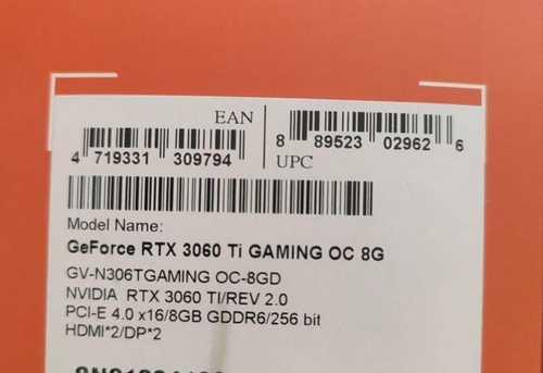 Rtx 3060 ti gddr6x