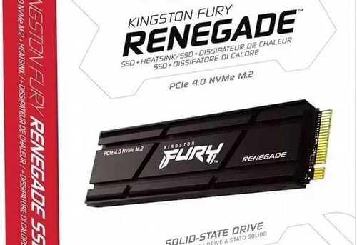 Ssd m2 для ps5 1tb Kingston Fury Renegade 7300mb/s