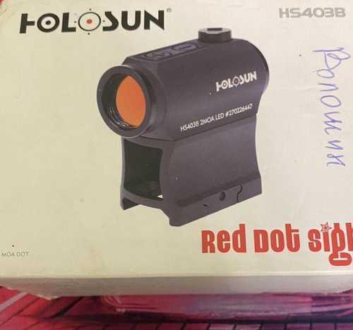 Коллиматорный прицел holosun hs403b