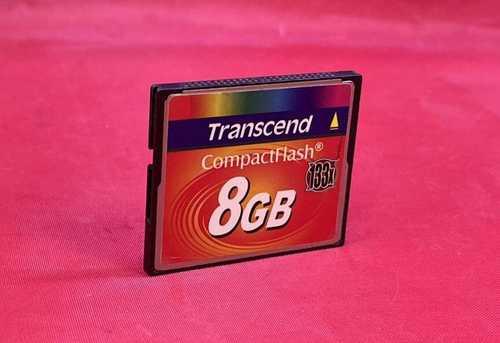 Карта памяти transcend Compact Flash CF 8 гб 133x
