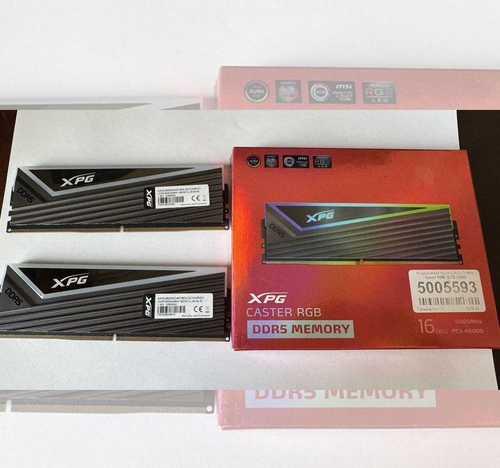 Оперативная память ddr5 32gb 6000 caster rgb
