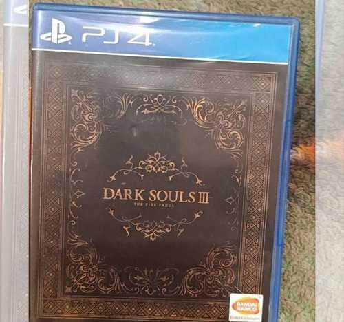 Диск на ps4 dark souls 3