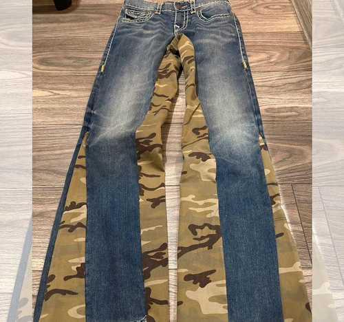 Джинсы True Religion Bootcut Camo Patchwork