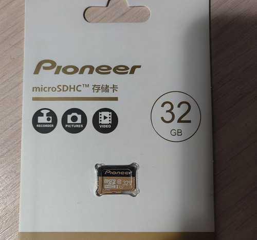 Карта памяти micro sd 32gb pioneer