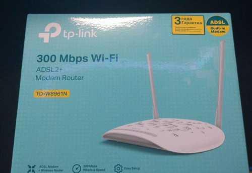 Wifi роутер adsl2+ tp-link TD-W8961N
