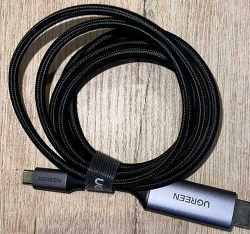 Кабель ugreen type c hdmi 2.0 2 метра