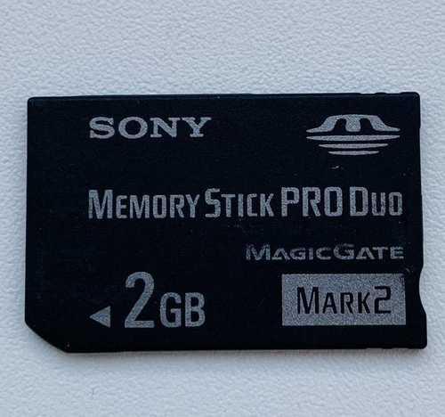 Оригинальная карта Sony Memori Stick 2 гб