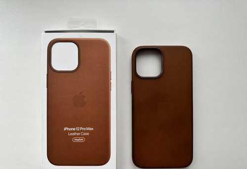 Чехол Apple Leather Case iPhone 12 Pro