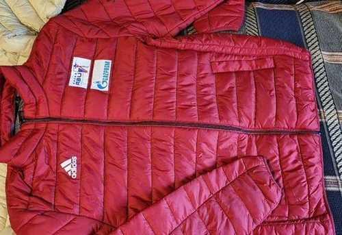 Разминочные куртки L-XL adidas Сб.России лыжные