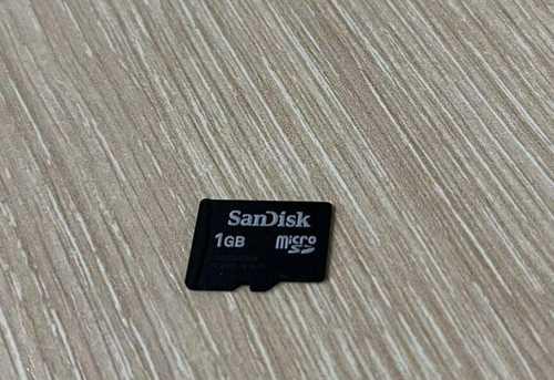 Карта памяти MicroSD 1 гб