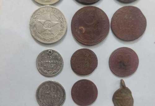Старые монеты и часы СССР
