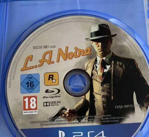 Игра L.A.Noire для ps4