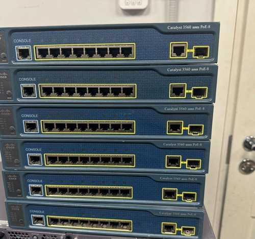 Cisco 3560-8pc-s PoE