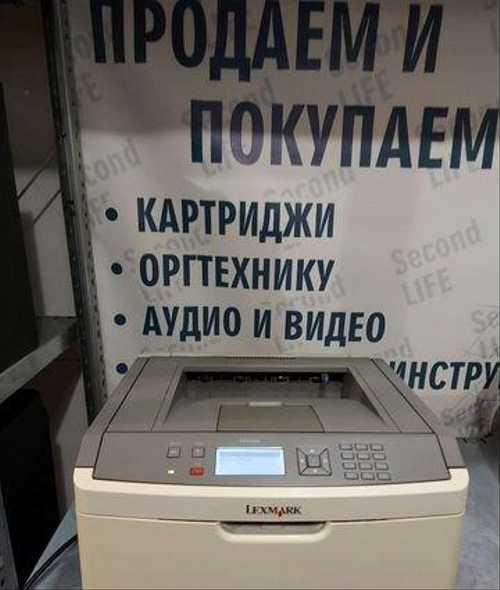 Принтер лазерный Lexmark E460DN