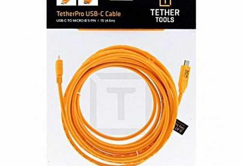 Кабель Tether Tools TetherPro USB-C to 2.0 Micro-B