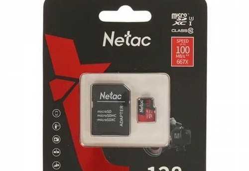 Карта памяти microSD netac P500 Extreme Pro 128 гб