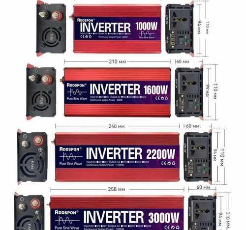 Инвертор / преобразователь / 12 на 220v