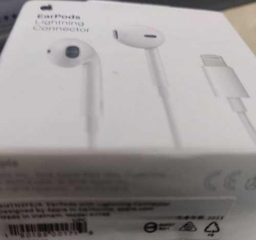 Наушники apple earpods lightning коробка оригинал