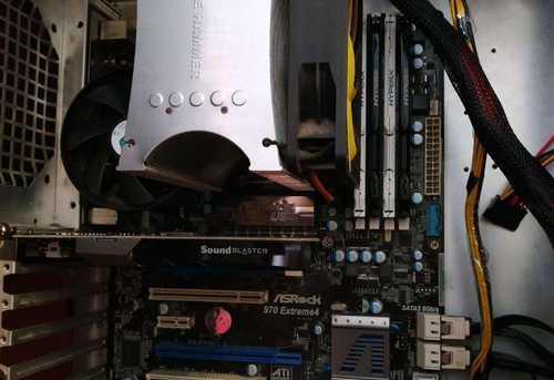 Amd fx 8350+AsRock 970 Extrime4+ охлаждение+ddr3