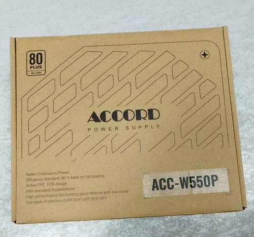 Блок питания Accord 550w 80 