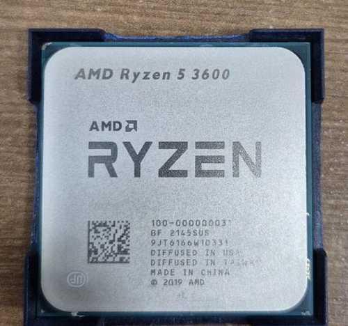 Процессор AMD Ryzen 5 3600, AM4, OEM(скол на углу)