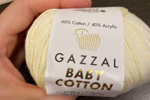 Пряжа gazzal baby cotton