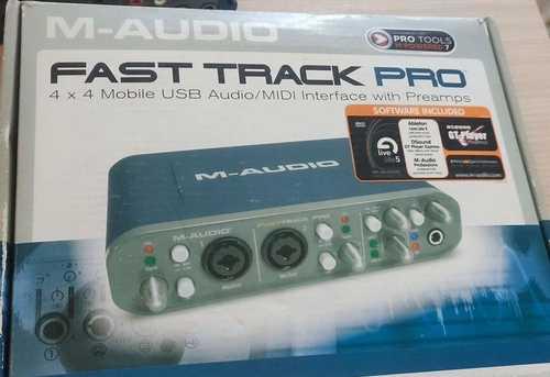 Звуковая карта m audio fast track pro