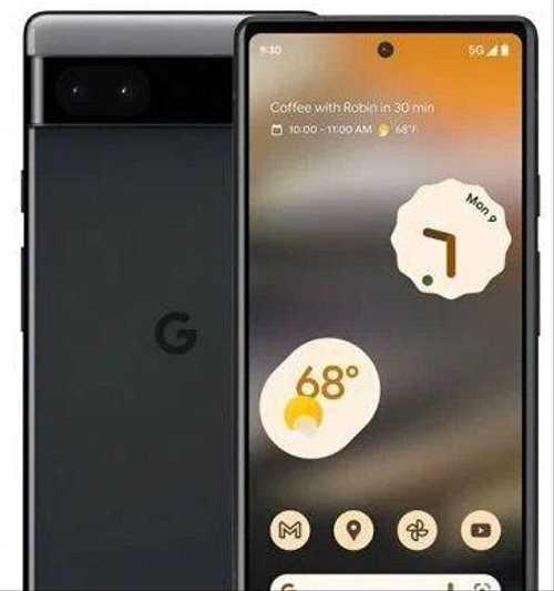 Google Pixel 6a 8/128 гб, charcoal,ZakazTelefon