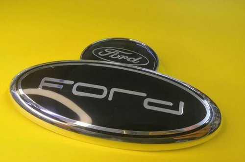 Эмблема Ford focus 3 перед/зад черные