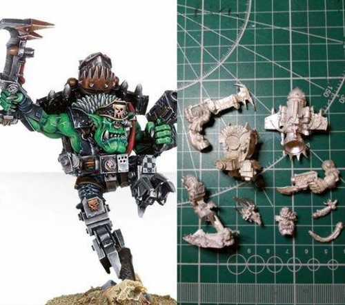 Space orks warhammer 40k miniature metal