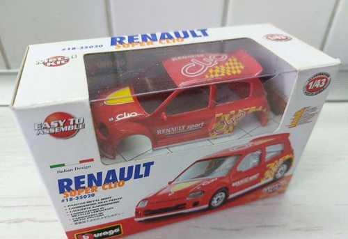 Сборная модель автомобиля Renault Clio sport 1:43