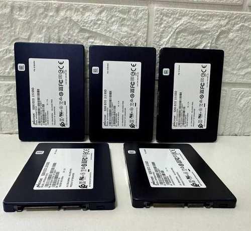 1.92Tb Серверный SSD накопитель Micron mtfddak1T9T
