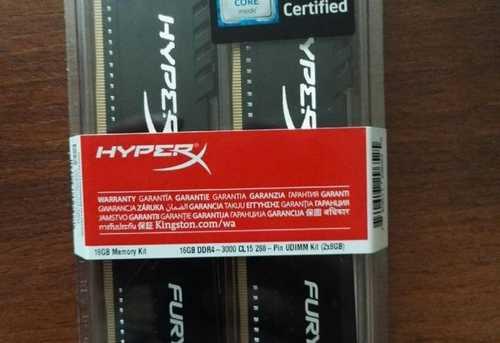 Kingston HyperX fury Black DDR4 2*8GB 3000Mhz