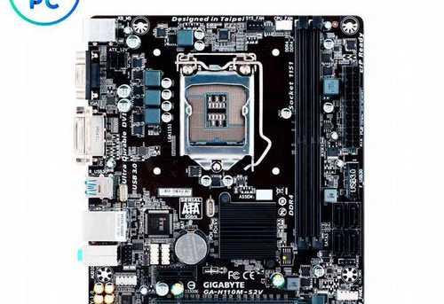 Материнская плата LGA1151 gigabyte GA-H110M-S2V Б