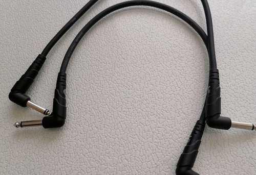 Гитарные кабели (патчи) D Addario 30 см (2 штуки)