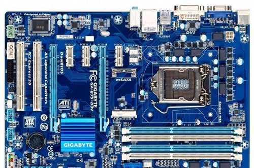 Мат. плата S-1155 Gigabyte GA-P75-D3 B75/PCI-E/GbL