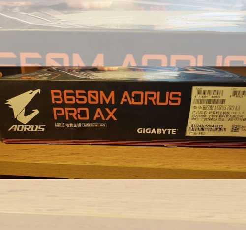 Мат. плата AM5 b650m aorus PRO AX(С дефектом)