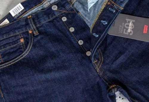 Джинсы Levis 501 селвидж на болтах