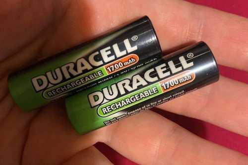 Батарейки аккамуляторные duracell rechargeable