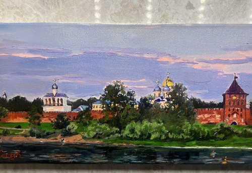 Картина маслом на холсте. Великий Новгород