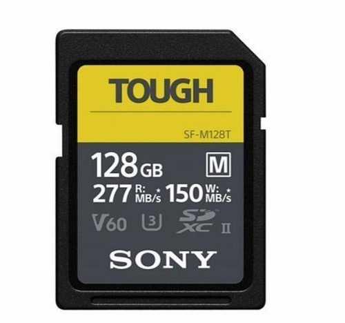 Карта памяти Sony Tough sdxc 128GB UHS-II U3 V60 R