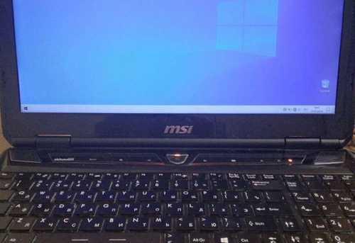Игровой ноутбук msi gt60