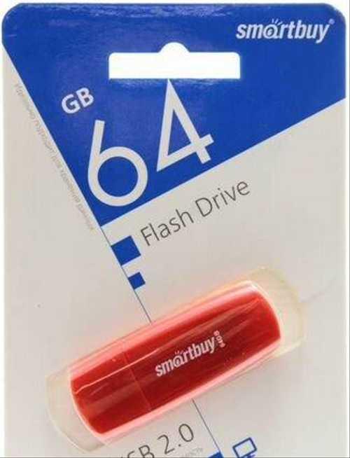 USB флешка 64GB Smartbuy Scout Red