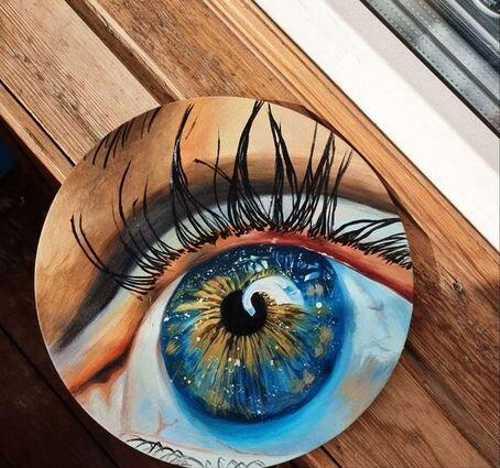 Картина "Глаз" маслом