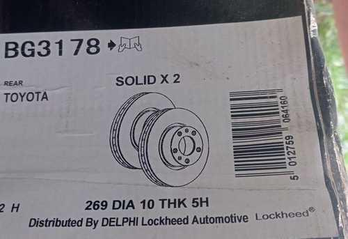 Задние тормозные диски Toyota Camry XV10-20