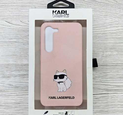 Чехол Karl Lagerfeld для Galaxy S23 розовый