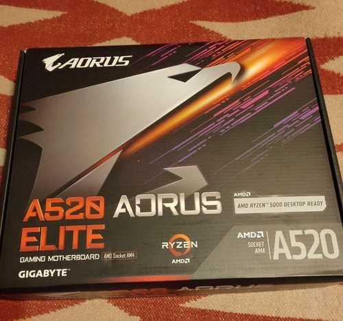 Gigabyte a520 aorus elite Ситилинк новое гарантия